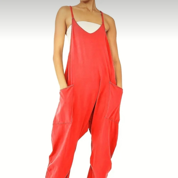 Pants & Jumpsuits | Spaghetti String Pocket Jumpsuit | Poshmark